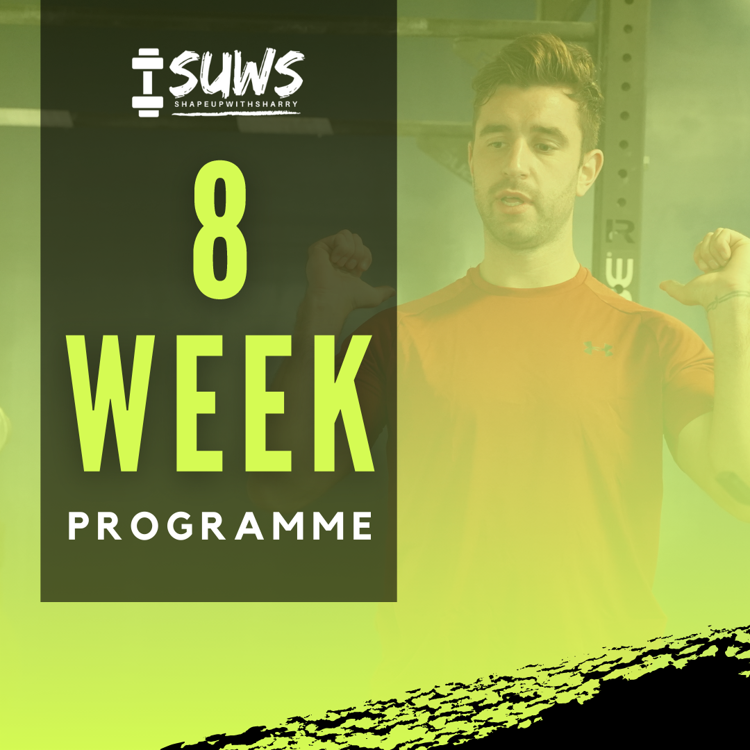 8 WEEK TAILORED NUTRITION AND TRAINING PROGRAM – Shape Up With Sharry